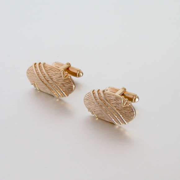 Anson | Accessories | Vtg Mid Century Modern Anson Cufflinks Gold Tone ...